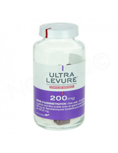 Ultra-Levure 200mg, traitement diarrhée et réhydratation 10 ou 30 ...