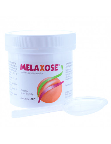 MELAXOSE Constipation, Pâte orale Pot 150 g avec cuillère mesure ...