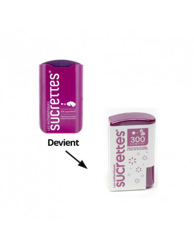 Les authentiques Sucrettes Edulcorant de Table. 300 sucrettes ...