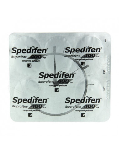 Spedifen 400 mg Ibuprofène Douleurs et Fièvre 12 comprimés pelliculés ...