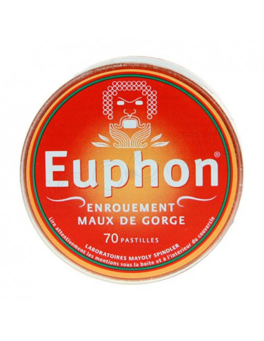 Euphon Maux de Gorge Enrouement 70 pastilles - Archange-pharma